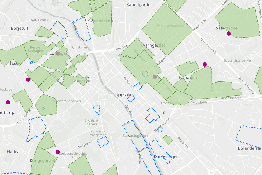 Interaktiv karta - Uppsala kommun